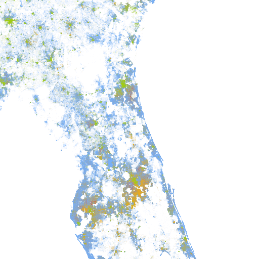 Georgia Race Demographics Map Disappearing Cities On US Coasts